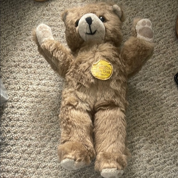 Toys | Warm Brown Stuffed Animal With Fluffy Texture | Poshmark
